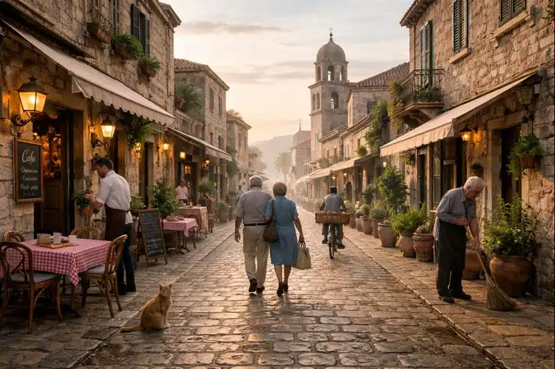 Old Town Morning Walks — How Mediterranean Cities Wake Up Slowly